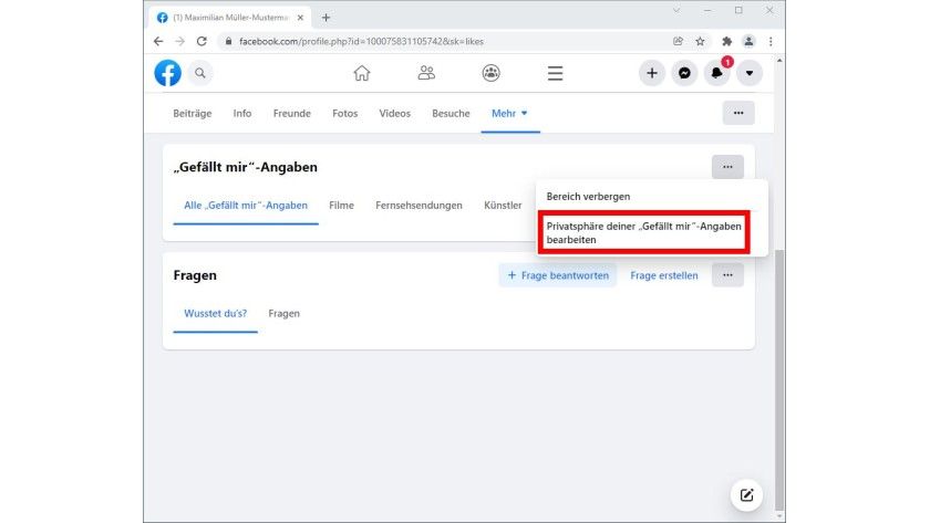 Facebook: Gefällt-mir-Angaben verbergen | Computerwoche
