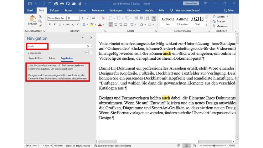 Word: Suche mit Platzhaltern optimieren | Computerwoche