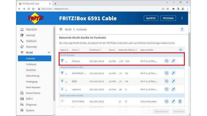 Fritzbox: Router als Repeater einrichten | Computerwoche